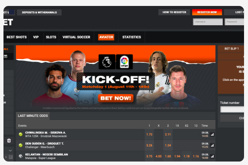 Fortebet ug Login Uganda - Registration Open Account Now